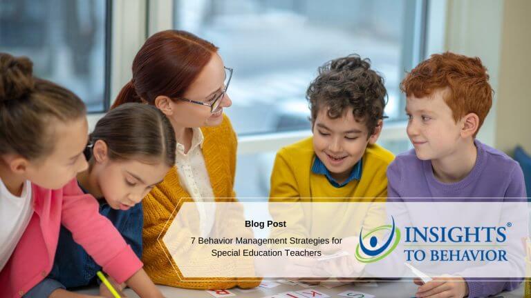 7 Behavior Management Strategies for Special Education Teachers ...